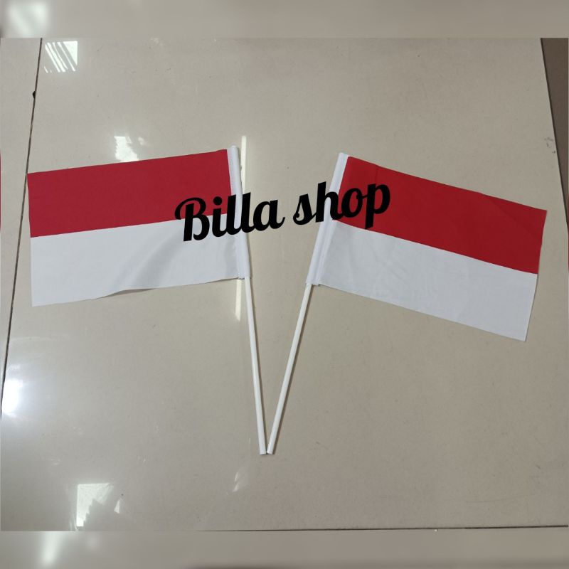 Jual Bendera Tangan Bendera Stik INDONESIA | Shopee Indonesia