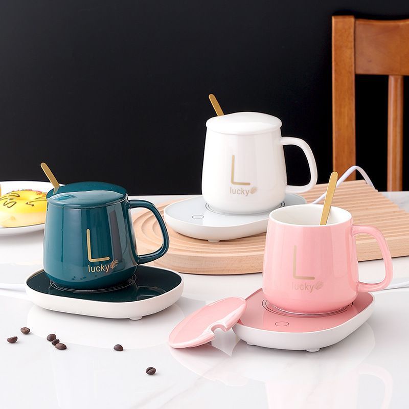 Jual Gelas Keramik Cangkir+Tatakan Pemanas Box Gift Cocok Untuk ...