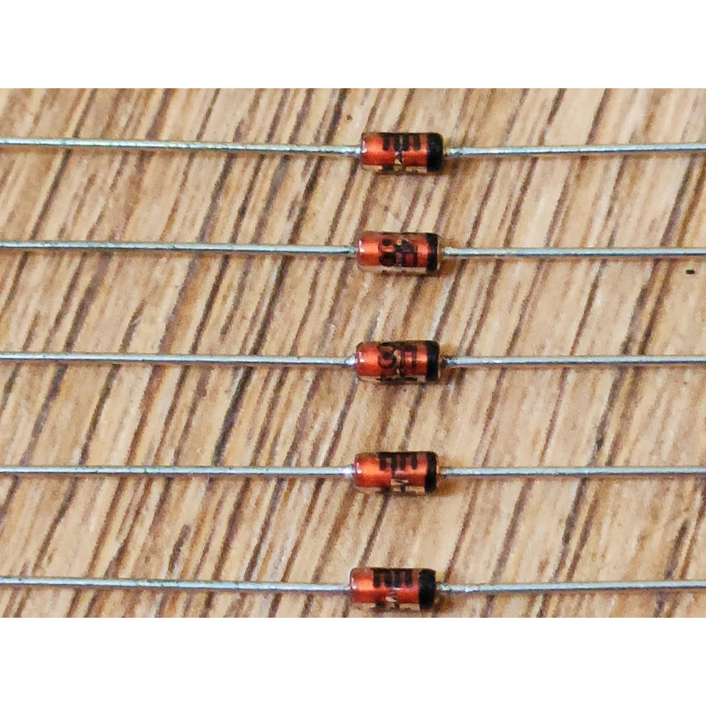 Jual 10pcs Dioda diode 1N4448 persamaan 1N4148 IN4148 DO-35 High speed switching | Shopee Indonesia
