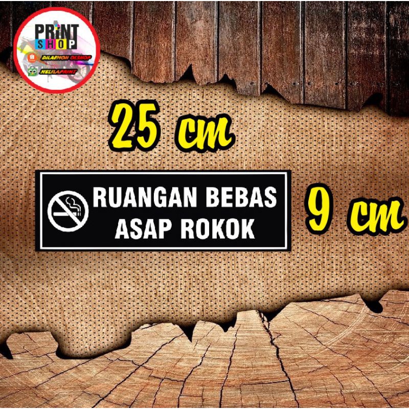 Jual sticker ruangan bebas asap rokok | Shopee Indonesia