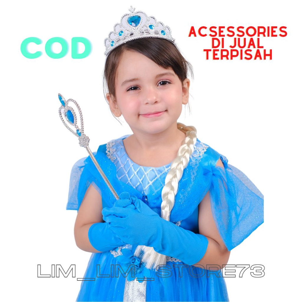 Jual DRESS ANAK KOSTUM ELSA FROZEN | Shopee Indonesia