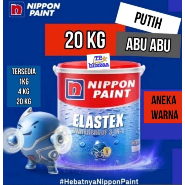 Jual Elastex 20kg Elastex Pail 20 kg Ready Mix Pabrik Waterproof 3 in 1 ...