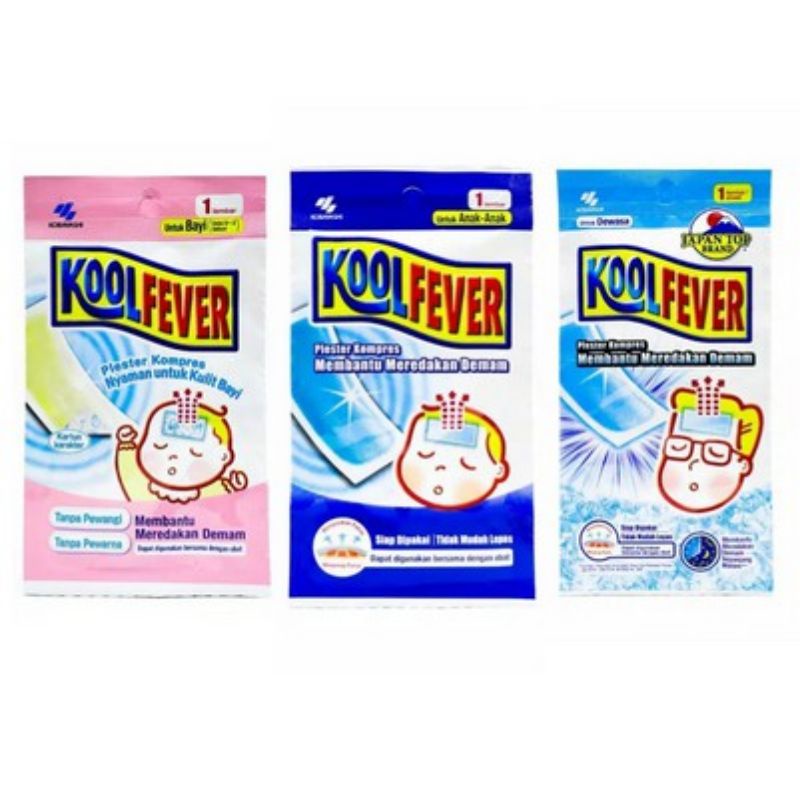 Jual Kool Fever Koolfever Plester Pereda Demam Bayi dan Anak - Kool ...
