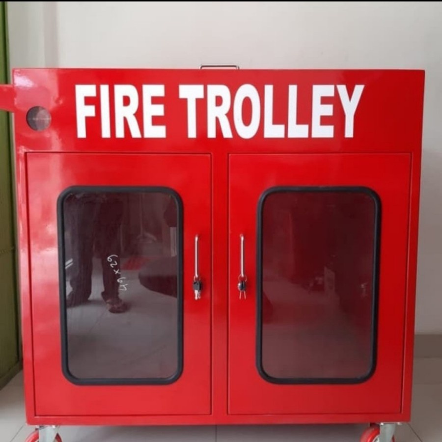 Jual TROLLEY FIRE EXTINGUISHER ALAT PEMADAM API UKURAN 100X90X60CM ...