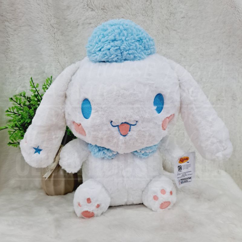 Jual Boneka Cinnamoroll Topi Bulat Biru L Boneka Cinnamoroll Kerah ...