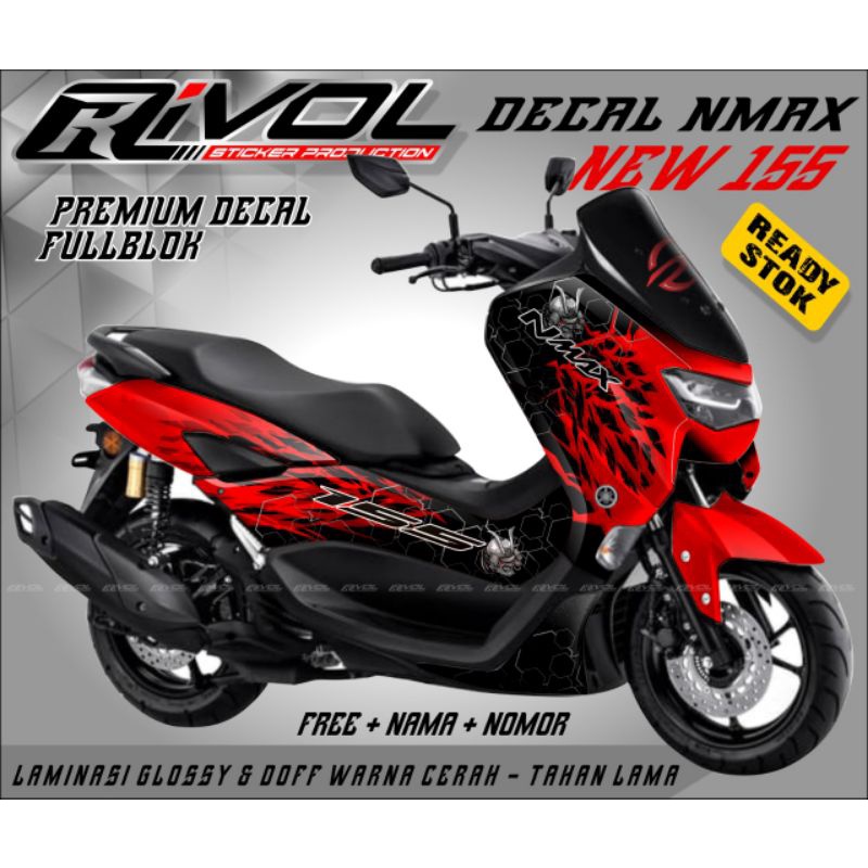 Jual stiker decal full body motor Yamaha NMAX new 2021 striping variasi ...