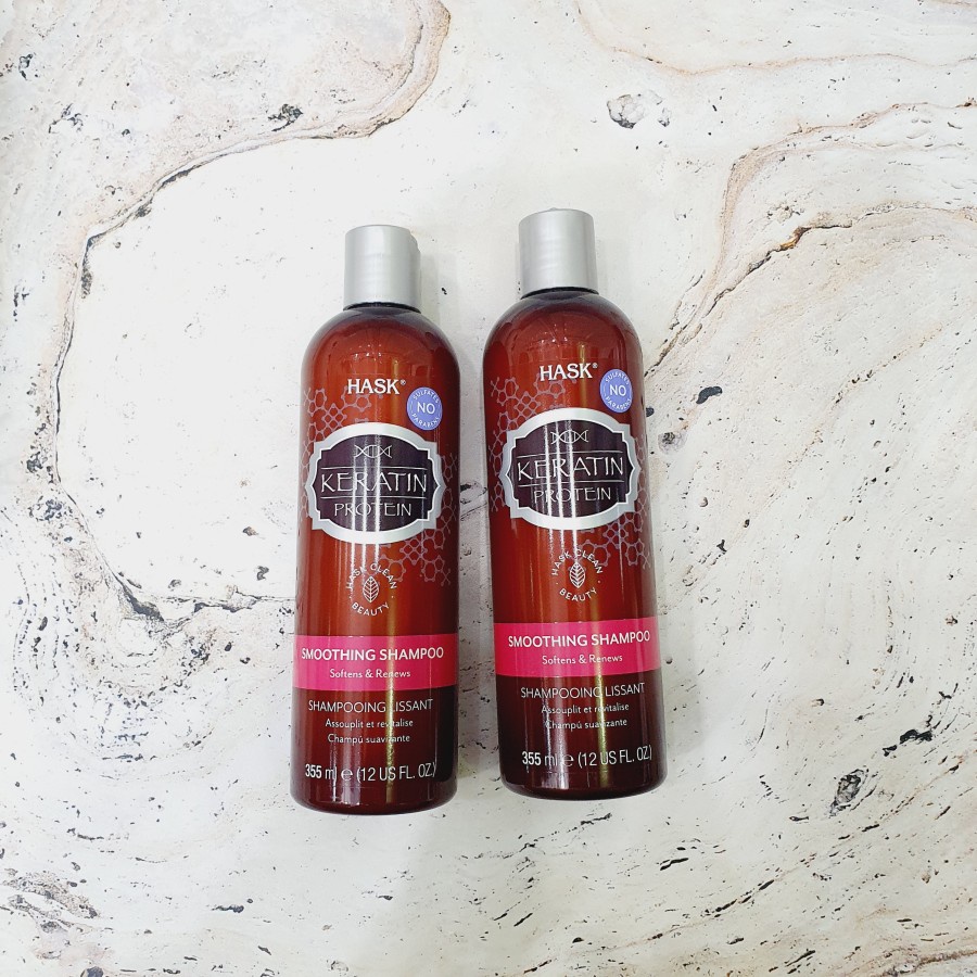 Jual HASK Keratin Protein Smoothing Shampoo 355ml | Shopee Indonesia