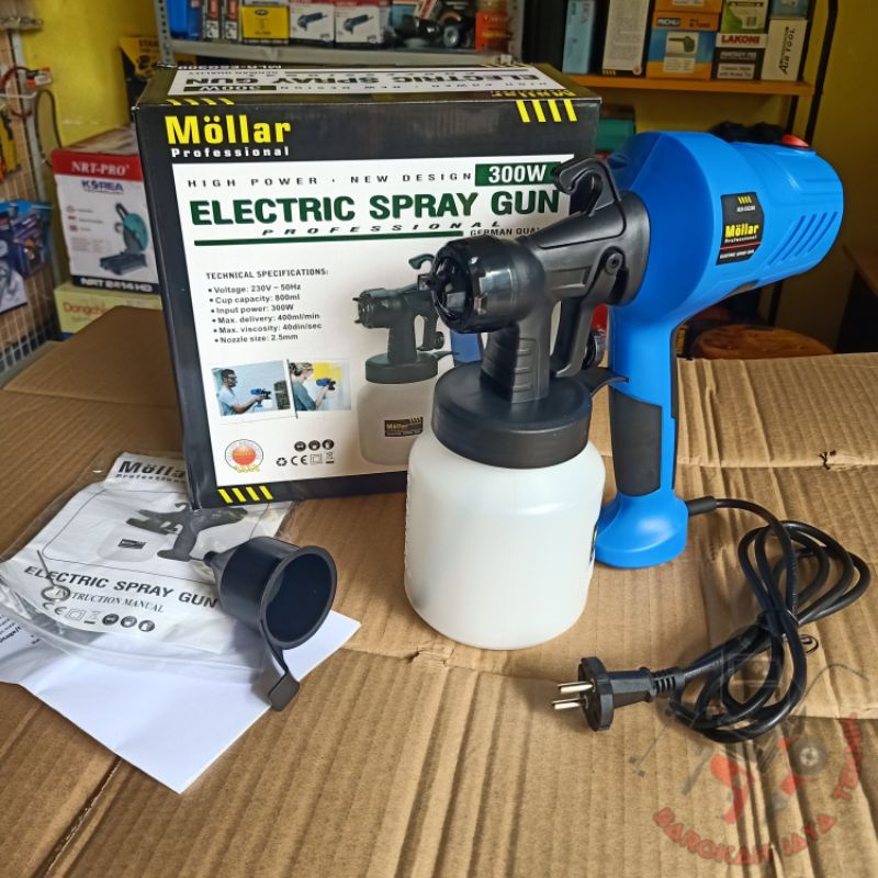 Jual Alat semprot cat listrik / Spray gun elektrik Mollar ESG 300 ...