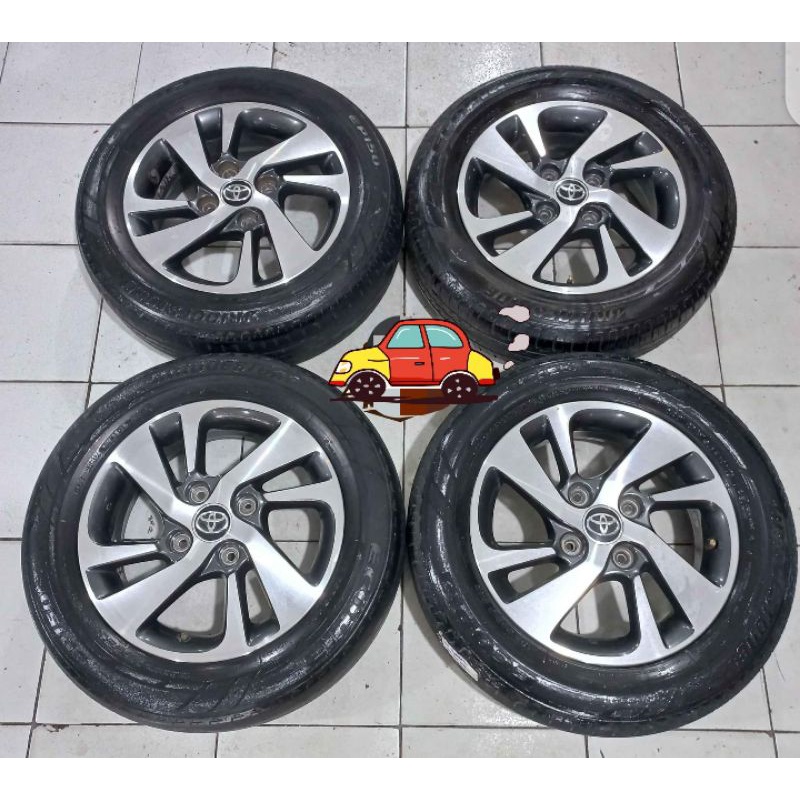 Jual Velg Mobil Pelek Original Toyota Avanza Veloz Ring 15x5 Pcd 4x114 ...