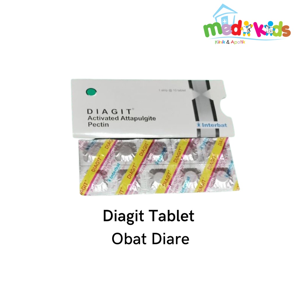 Jual Diagit Tablet - Diare Per Box | Shopee Indonesia
