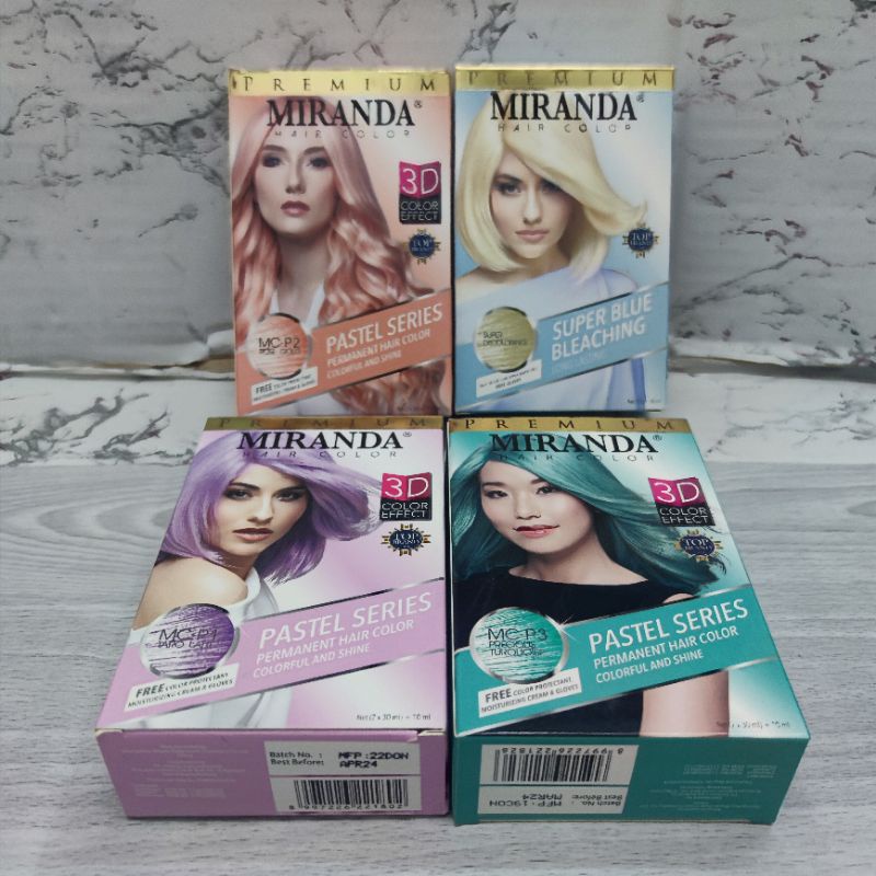 Jual SEMIR MIRANDA PASTEL PER 6PCS, MIRANDA HAIR COLOR PREMIUM, MIRANDA ...