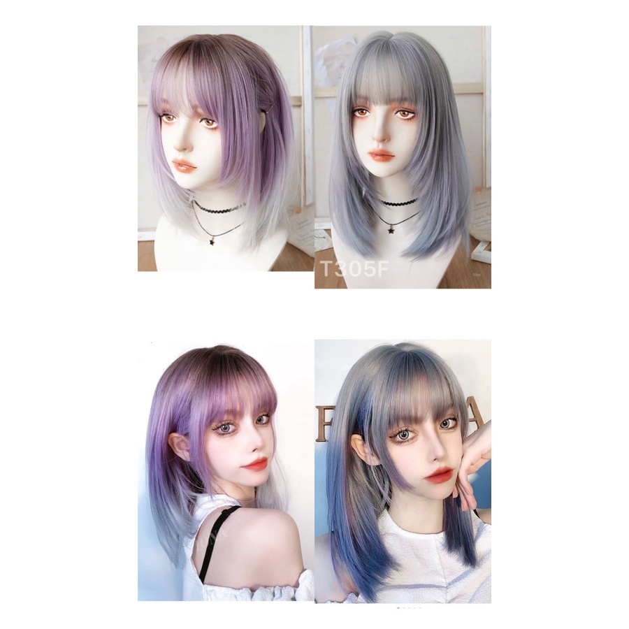 Jual T305F Full Korean Wig Gradation | Shopee Indonesia