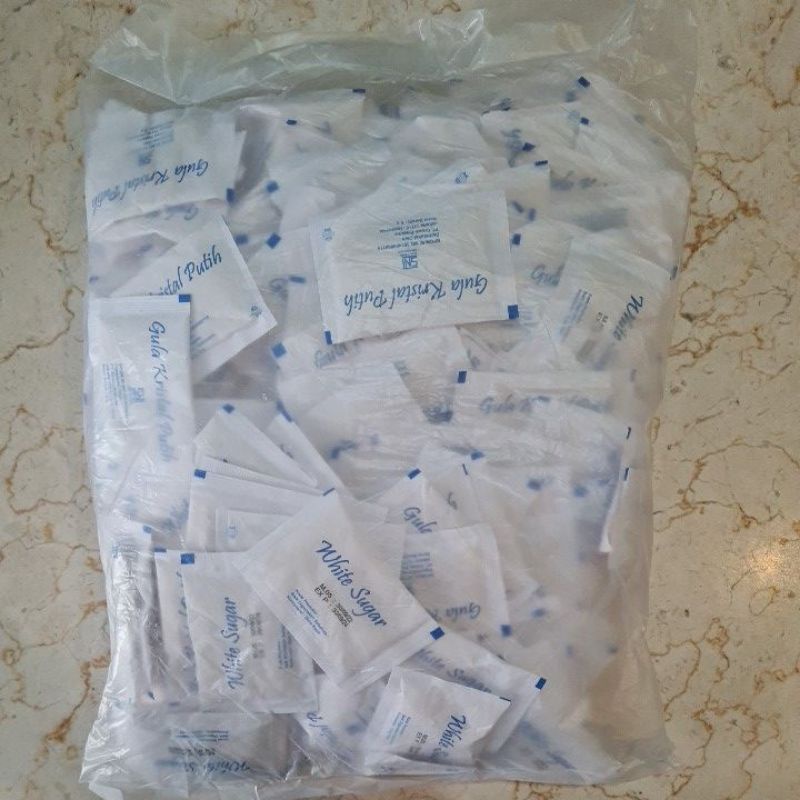 Jual White Sugar Sachet (kotak) 250pcs/Gula Kristal Putih Sachet Kotak ...