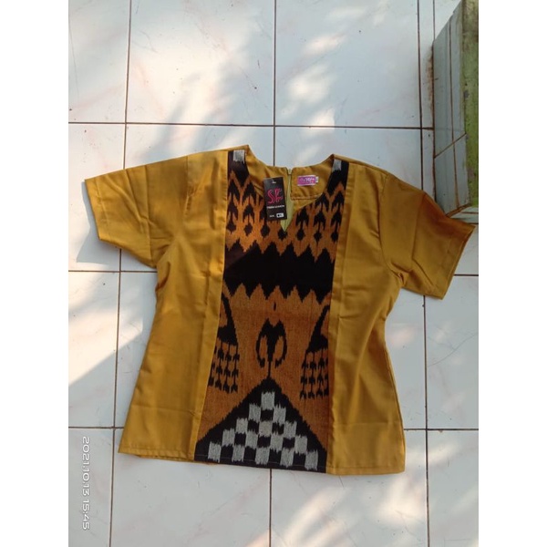 Jual blus tenun kombinasi | Shopee Indonesia