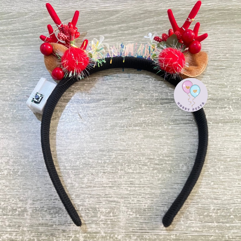 Jual BANDO NATAL REINDEER / BANDO NATAL TANDUK RUSA / BANDO LED / BANDO ...