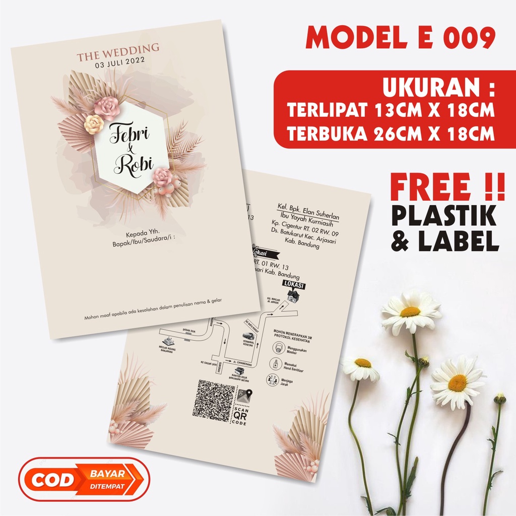 Jual Undangan Unik Undangan Murah Undangan Kekinian Undangan pernikahan ...