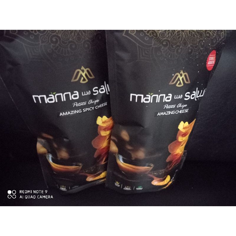 Jual Potato chips Manna Wa Salwa | keripik kentang premium | family ...