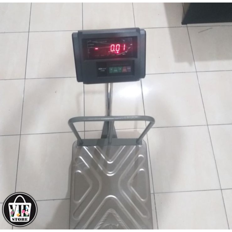 Jual Timbangan duduk/Timbangan Barang SONIC A12EK Cap 200kg+Pagar Pipa/TIMBANGAN SEMBAKO ...