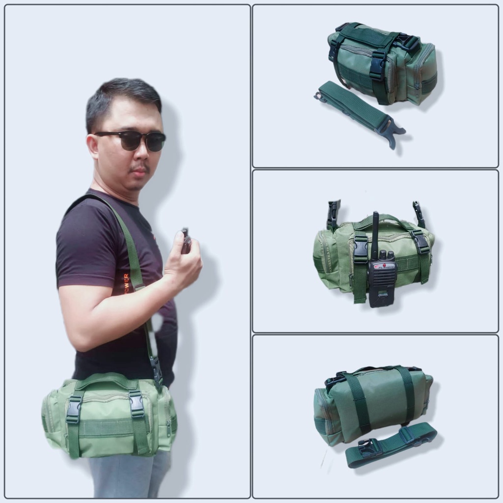 Jual Tas Slempang Pria Original Tactical ( HARGA GROSIR ) Tas Army ...