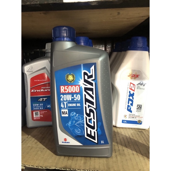 Jual Oli SGO 4T 1L ECSTAR Suzuki 20W50 API SG ORIGINAL | Shopee Indonesia
