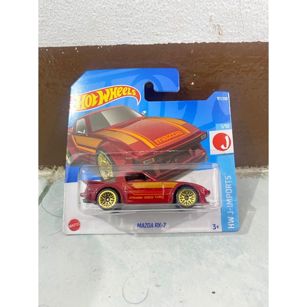 Jual Hotwheels Mazda Rx-7 merah Short Card | Shopee Indonesia