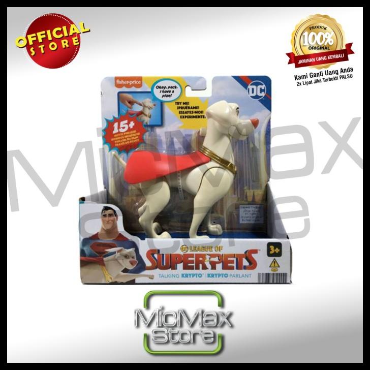 Jual Fisher Price Dc League Of Super Pets Superpets Talking Krypto ...
