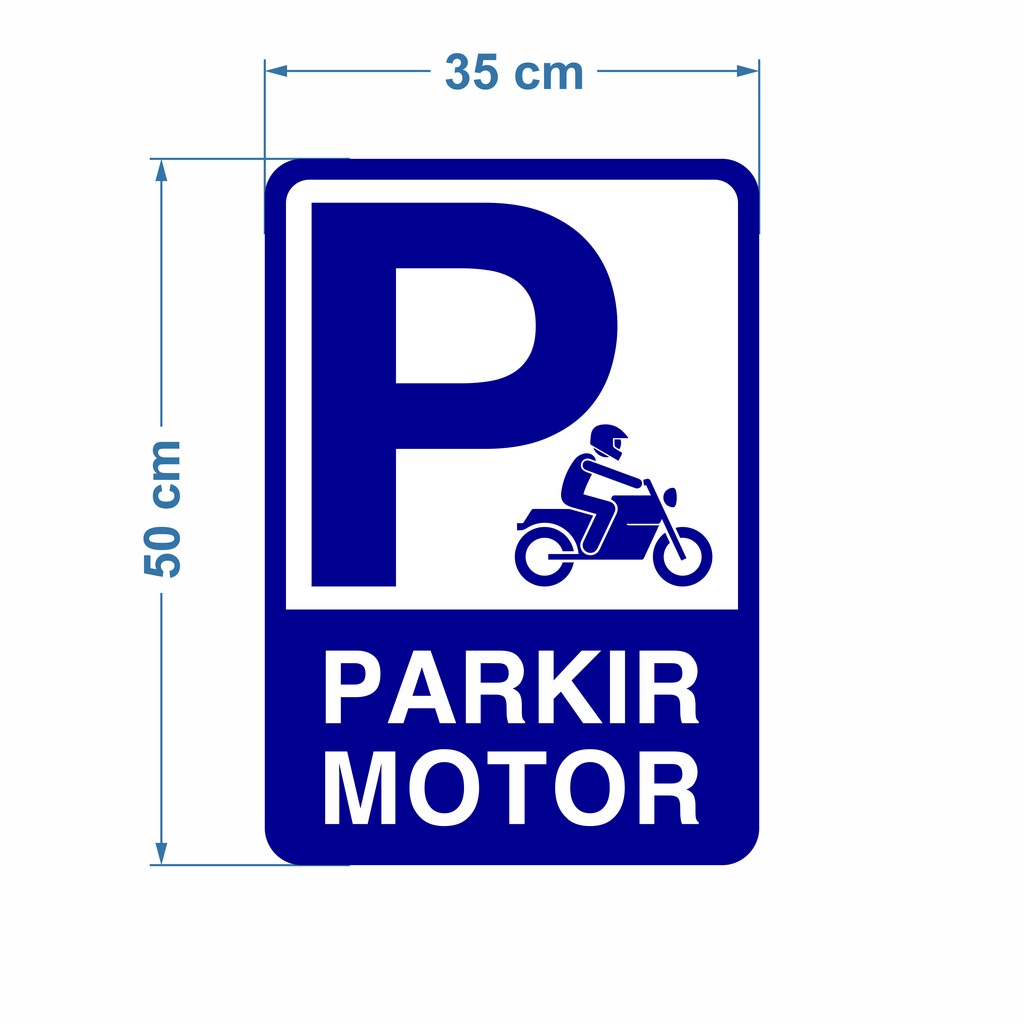 Jual STIKER RAMBU Parkir Motor Bahan REFLEKTIF | Shopee Indonesia