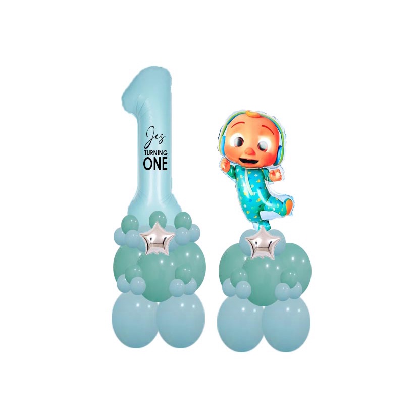 Jual Balon dekor BDBalon dekor BD075 Paket dekor standing angka ...