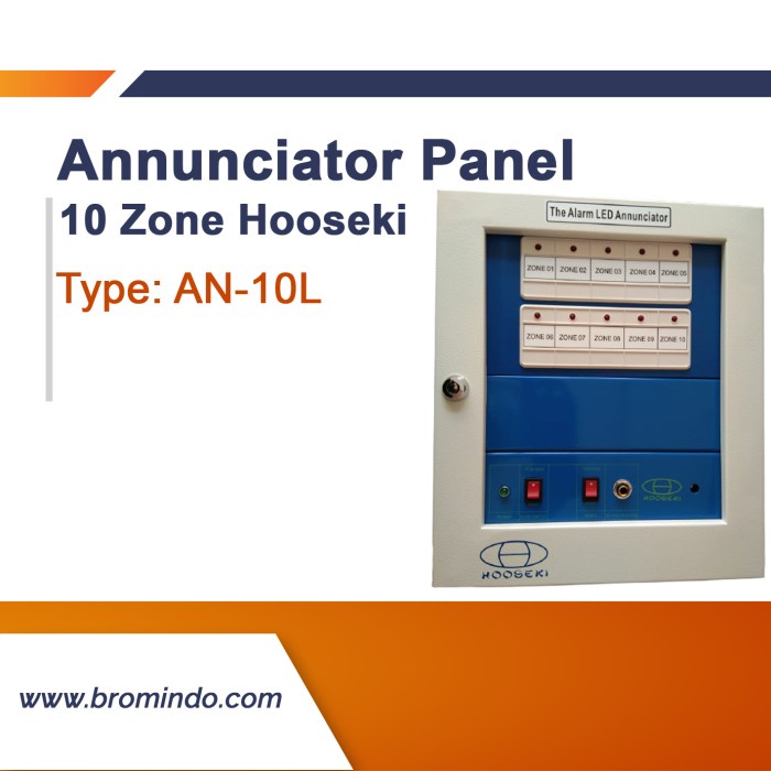 Jual Annunciator 10 Zone Hooseki | Shopee Indonesia