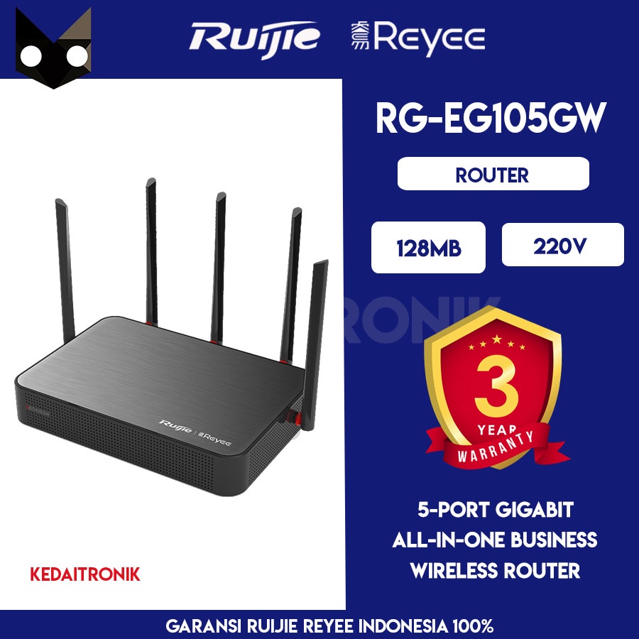 Jual Ruijie Reyee RG-EG105GW All-in-One Business Wireless Router | Shopee Indonesia