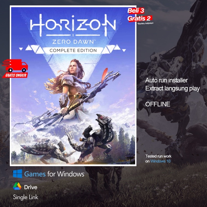 Jual Horizon Zero Dawn - Game PC Action RPG - Download Langsung Play ...
