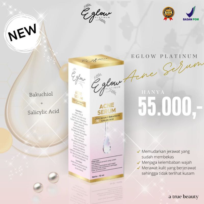 Jual Eglow Platinum - Acne Serum ORIGINAL | Shopee Indonesia