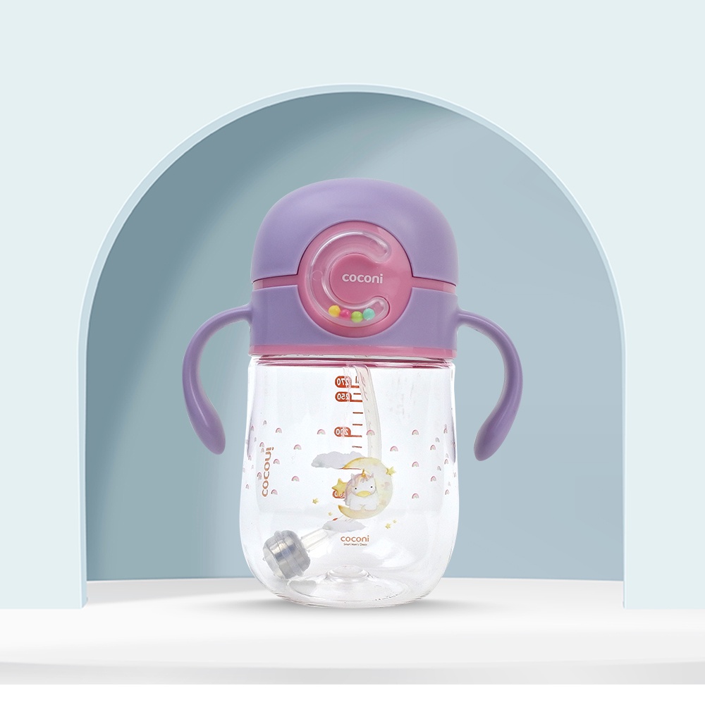 Jual Coconi Tritan Bottle 270ml | Botol minum bayi anak dengan pemberat 360 | Baby drinking ...