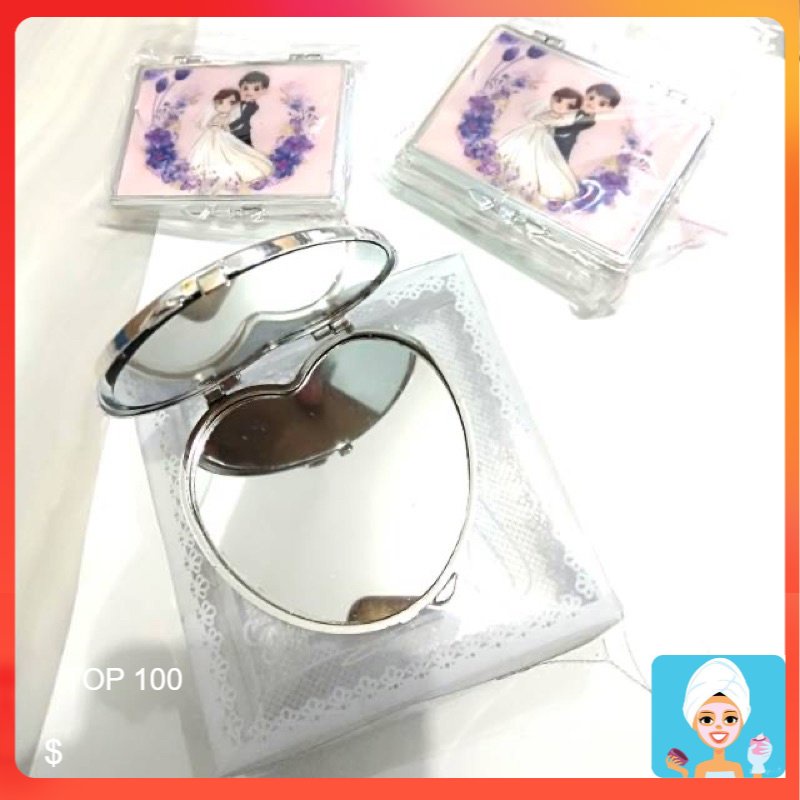 Jual [ML] SOUVENIR KACA LIPAT 2 SISI KEMASAN PLASTIK HADIAH PERNIKAHAN ...