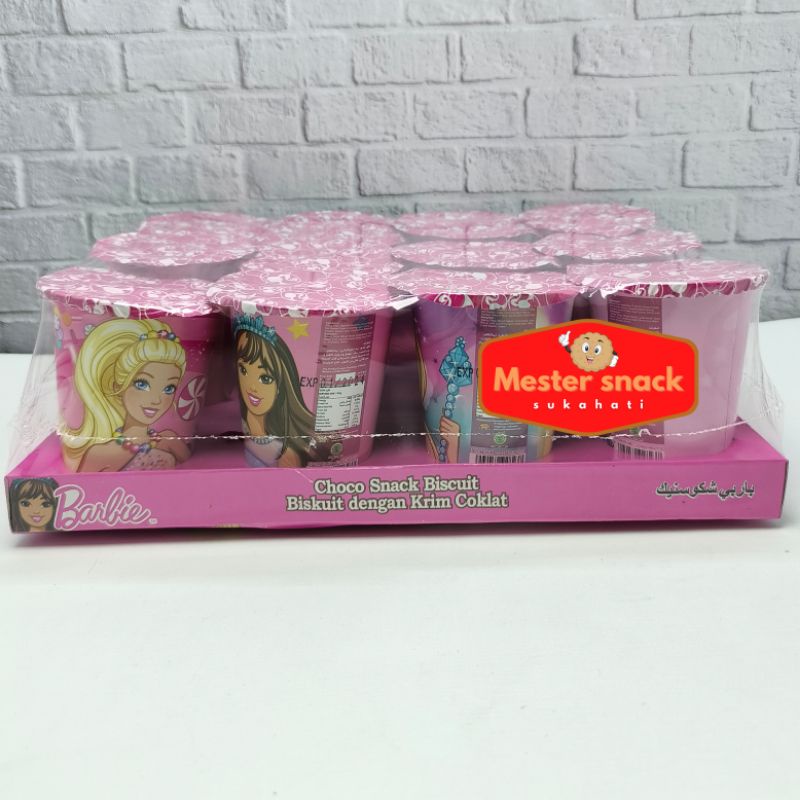 Jual Barbie Choco Snack Biscuit TANGGUNG (1 pack isi 12 pcs) | Shopee ...