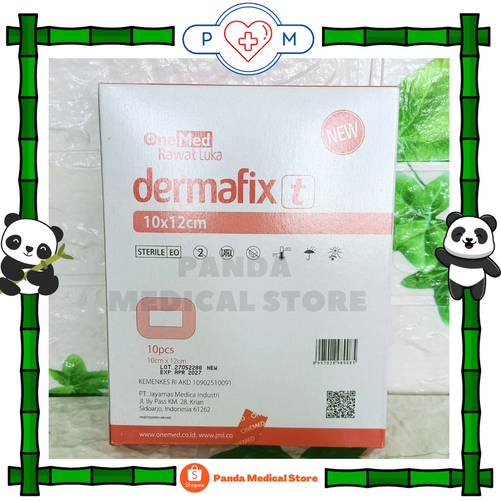 Jual Dermafix T / Plester Luka Dermafix Anti Air 10x12cm OneMed (Per ...