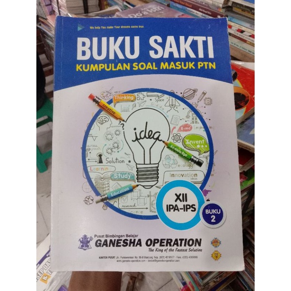Jual Buku Sakti Kumpulan Soal Masuk PTN Xll SMA. | Shopee Indonesia