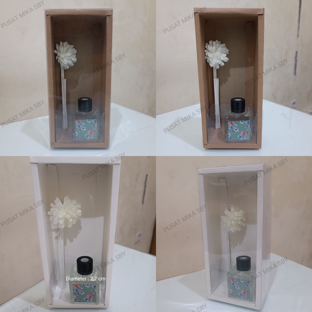 Jual Dus Kemasan Parfum Bahan Craft / Putih Polos, Uk. 20 x 8 x 5.5 cm ...