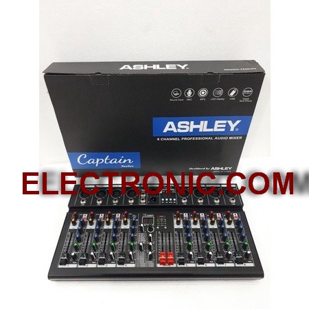 Jual MIXER ASHLEY CAPTAIN 8 CHANNEL ORIGINAL | Shopee Indonesia