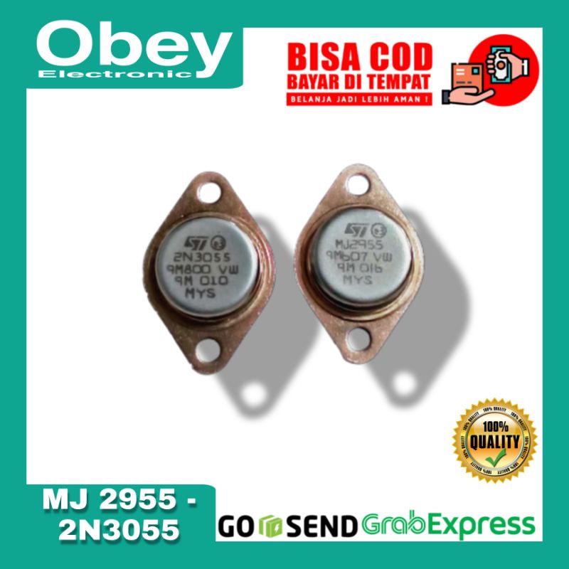 Jual Transistor MJ2955 2N3055 Jengkol Original | Shopee Indonesia