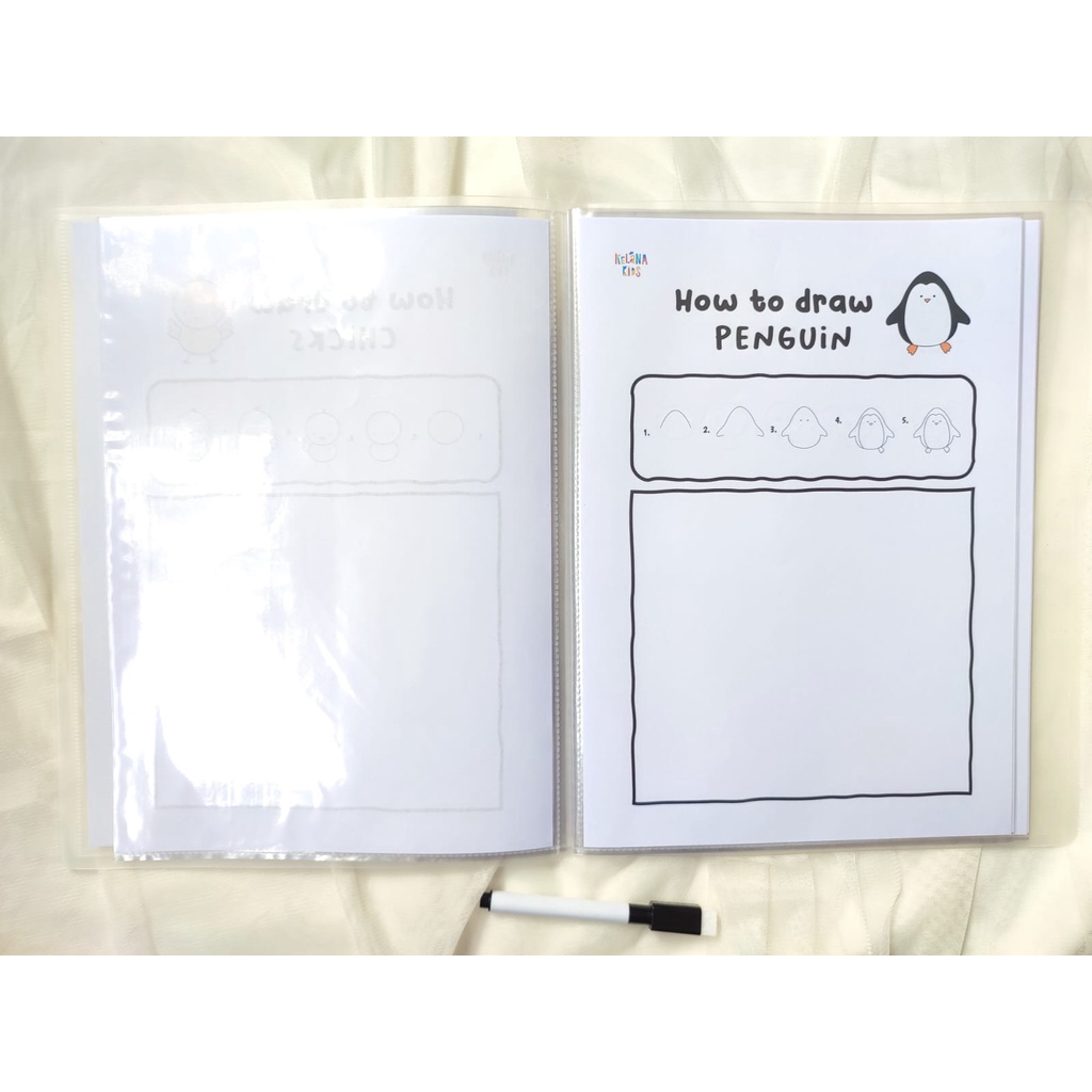 Jual Printable Aktivitas How to Draw 15 Lembar Aktivitas Cara ...