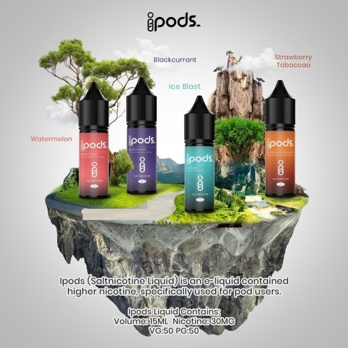 Jual IPODS LIQUID SALT NIC 15ML TOBACCO SERIES ALL VARIANT BY JVS x I ...