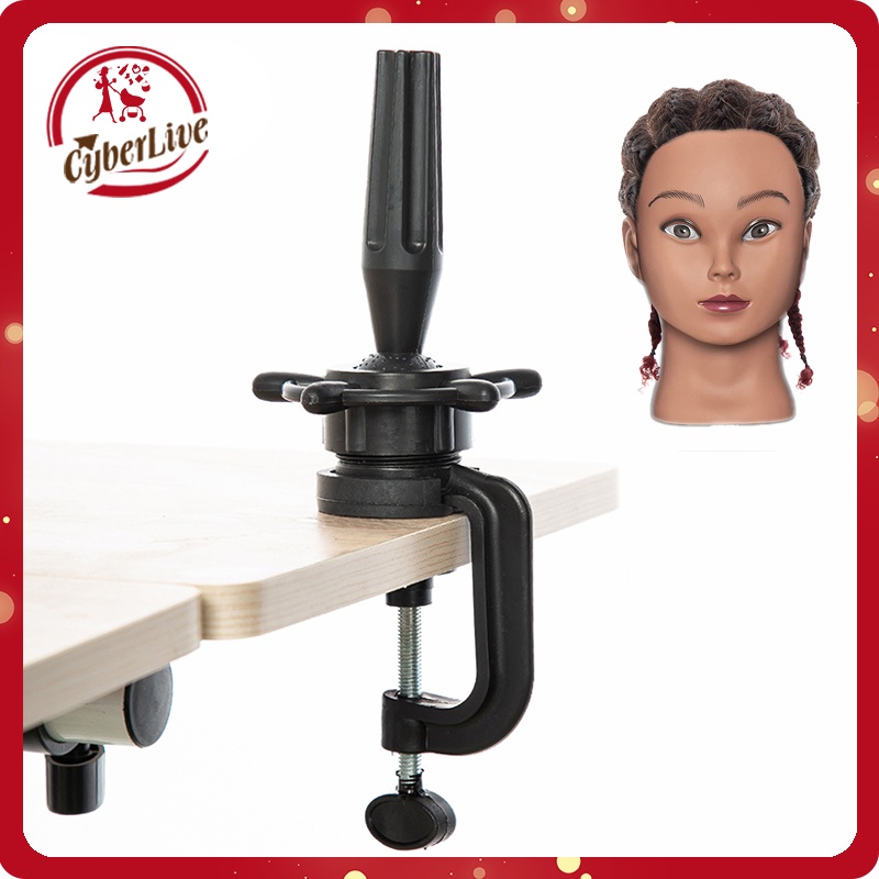 Jual Dudukan Manekin Kepala Adjustable Holder Manekin Rambut Pelatihan ...
