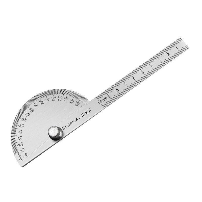 Jual Stainless Degree Protractor / Busur Derajat / Pengukur Sudut / Penggaris Busur Alat Ukur ...