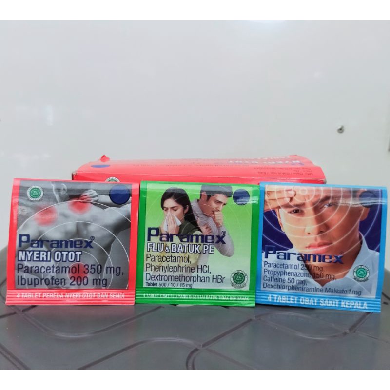 Jual Paramex Tablet 1 Strip isi 4 Tablet | Shopee Indonesia