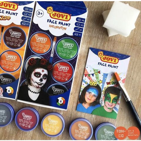 Jual JOVI Face Paint Cat wajah Painting wajah untuk usia 3 tahun ke ...
