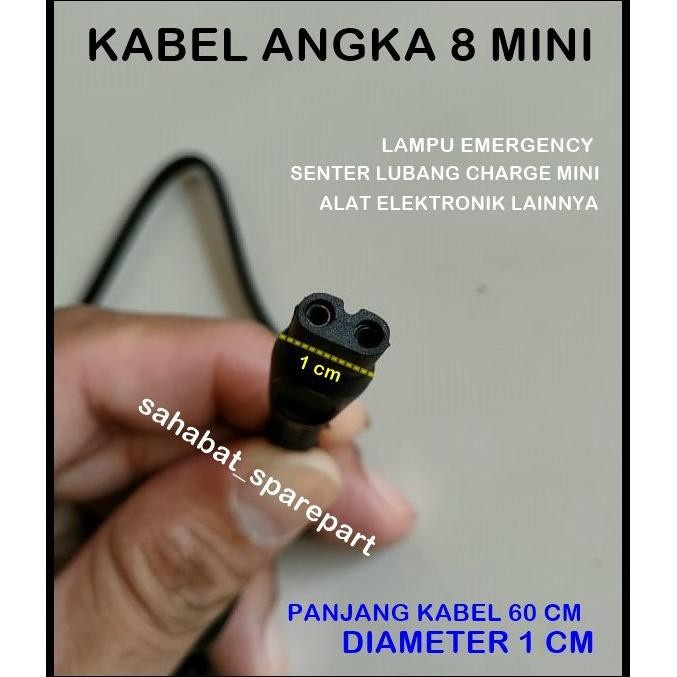 Jual Kabel AC Angka 8 Termurah / Kabel Power Ac / Kabel power / Kabel ...