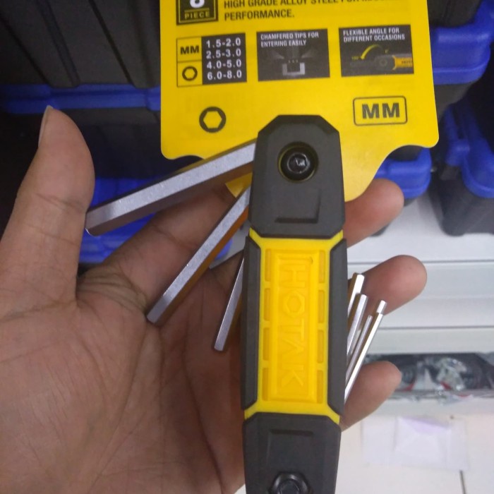 Jual Hotak Set Kunci L Hex Lipat 8 Pcs | Shopee Indonesia