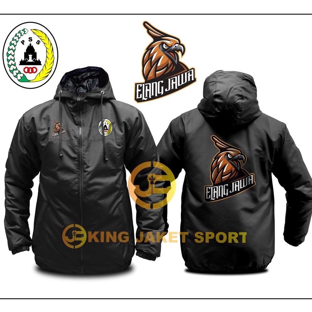Jual KING - Jaket PSS Sleman Elang Jawa New 2022 Jaket Parasut Tebal ...