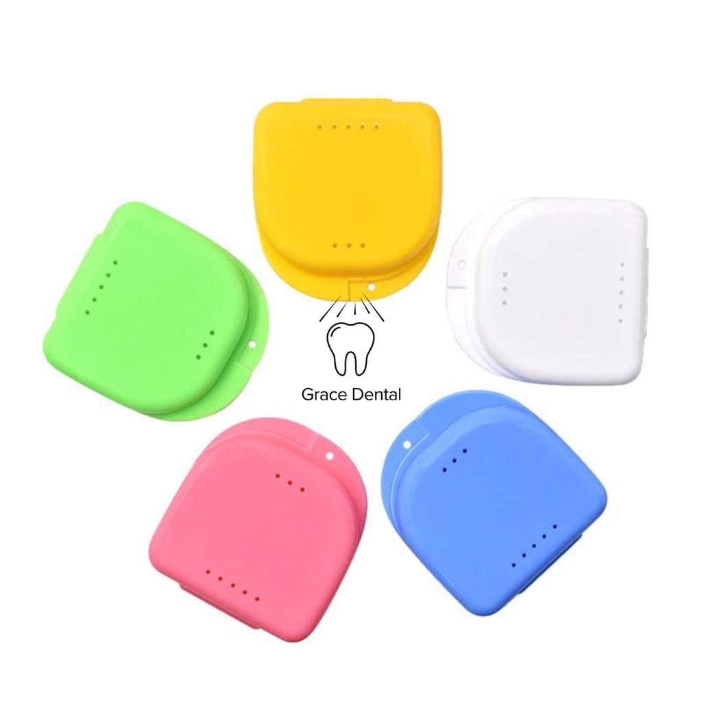 Jual Denture Box Kecil Kotak Gigi Palsu Retainer Prothesa | Shopee ...